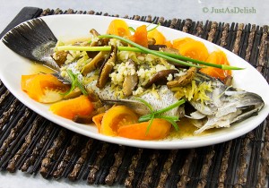 Teochew Steamed Fish Recipe (潮州式清蒸鱼)